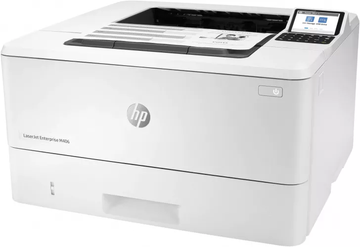 Imprimanta laser monocrom HP LaserJet Enterprise M406DN Retea Duplex A4 ...