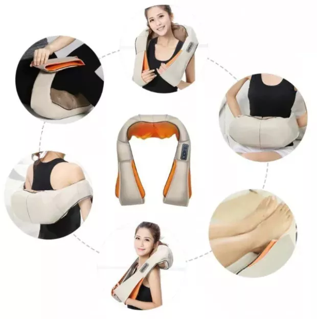 Aparat de Masaj Shiatsu Gat Umeri Spate Cervical Lombar Relaxare si ...