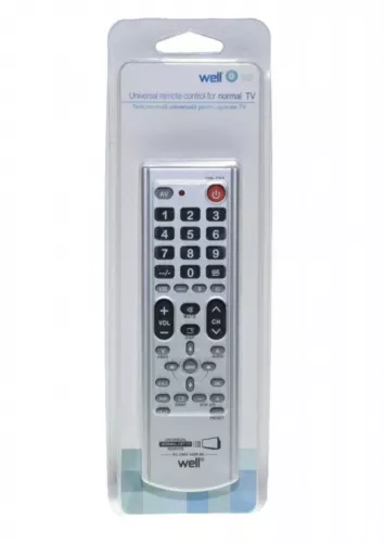 Telecomanda universala argintie pentru controlul tuturor dispozitivelor