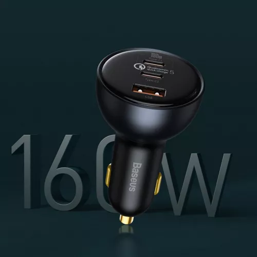 Incarcator auto Baseus Qualcomm Quick Charge 5 TZCCZM-0G 1 x USB Output ...