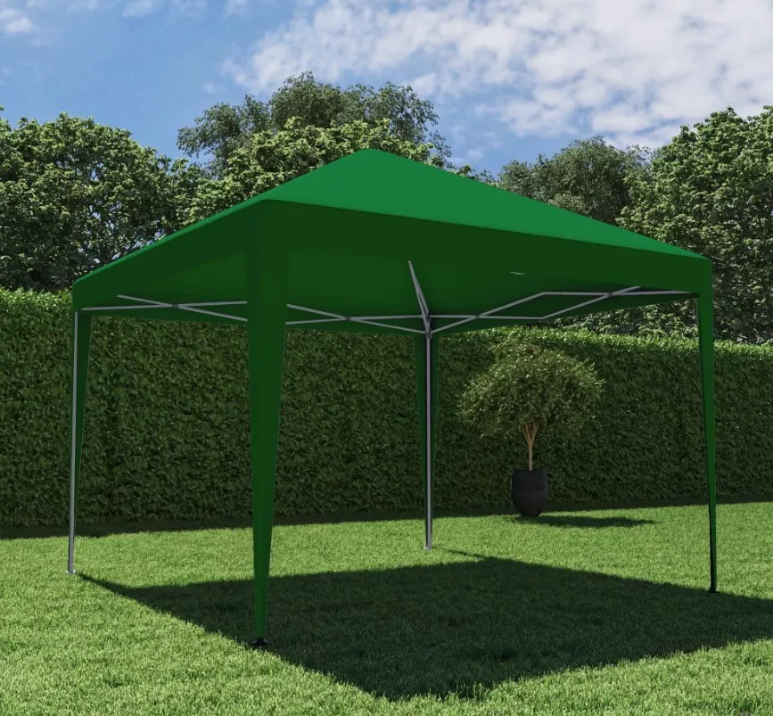 Pavilion CORT Umbrela Cadru Metal Gradina Terasa Curte 3X3X2.55 M ...