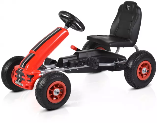 Kart cu pedale si roti gonflabile Nevada Rosu-B006 aky274843 - cel.ro