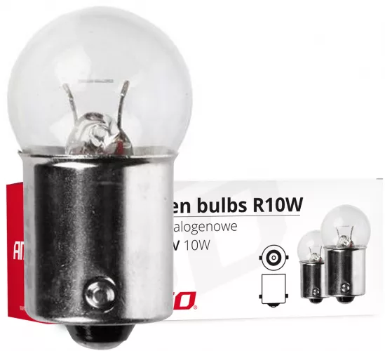 Set 10 becuri halogen Amio R5W BA15s 24V 5W 85392130 - cel.ro