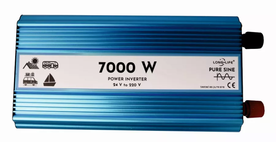 Invertor de 7000W cu Sinus Pur Protectie la suprasarcina si supratensiune