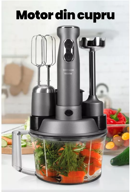 Robot de bucatarie Goldmaster Elenamax GM-7239AN Putere 1000W GM-7269AN ...