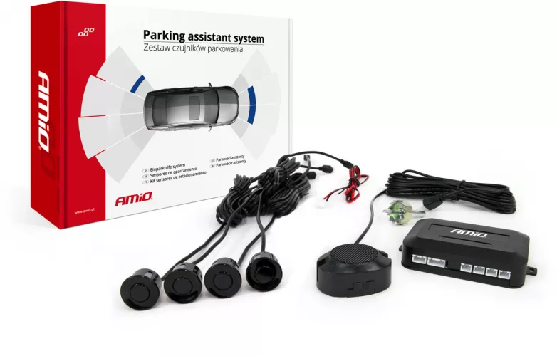 Senzor de parcare 4 Buzzer negru 90328900 - cel.ro