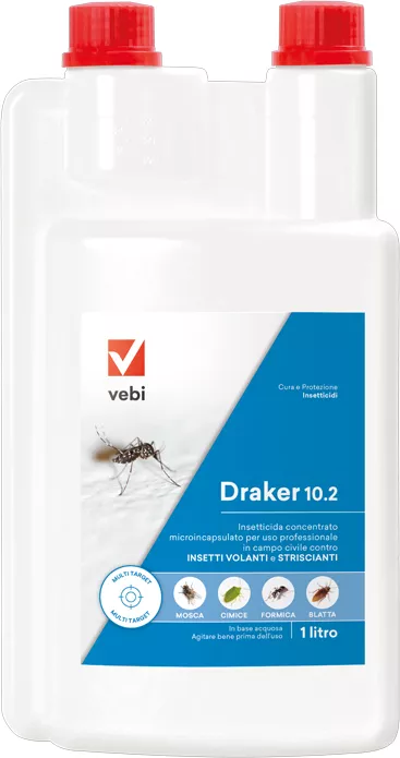 Insecticid profesional capuse muste tantari gandaci Draker 10.2 Vebi 1l ...