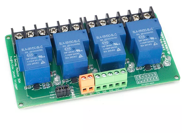 Modul releu cu 4 canale 12 v 1349 - cel.ro