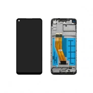 DISPLAY LCD CU TOUCHSCREEN CU RAMA SAMSUNG M115 GALAXY M11 NEGRU ...