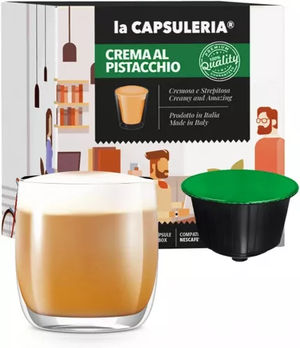 Crema de Fistic 96 capsule compatibile Dolce Gusto La Capsuleria la CEL.ro