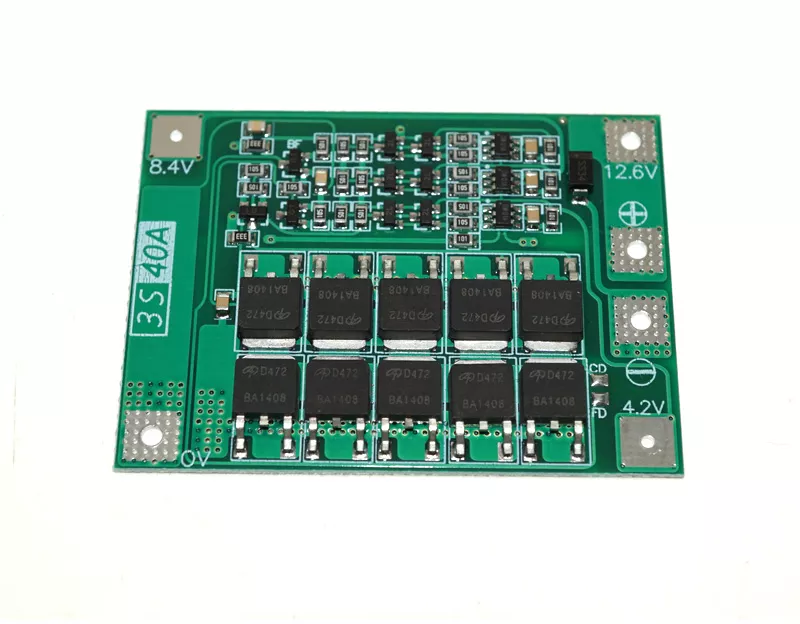 Protectie BMS pentru 3 acumulatori Li-Ion 18650 3S 40A OKY3399-4 ...