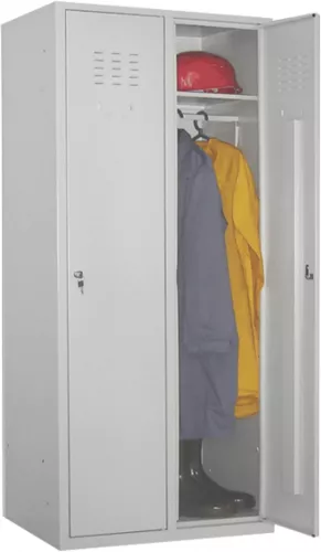 Dulap vestiar metalic 2 usi lat 800x450x1800 mnx-1206 - cel.ro