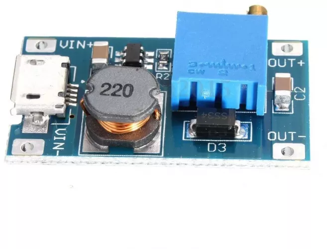 Modul convertor step-up cu micro USB OKY3501-6 cu MT3608 OKY3501-6