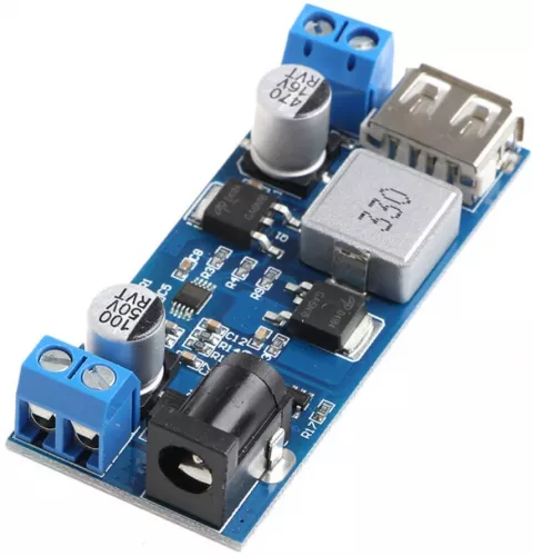 Sursa miniatura step down 24V 12V la 5V 5A DC-DC OKY3502-4 OKY3502-4 ...