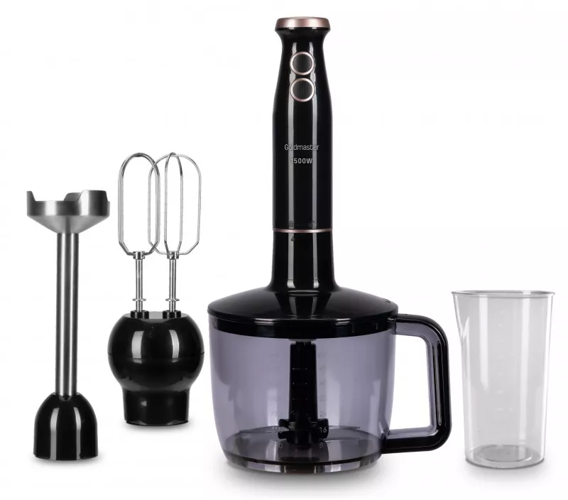 Blender Goldmaster Bestmax GM-7273 1500 W Lame inox Negru GM-7273 - cel.ro