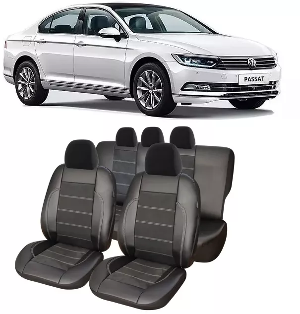Huse scaune auto piele Alcantara Volkswagen Passat B8 2014-2023 lbvd ...