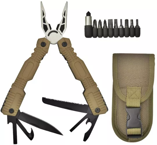 Cleste multifunctional IdeallStore® Survival Gear otel inoxidabil 16 ...