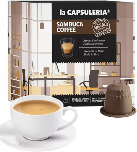 Sambuca Coffee 10 capsule compatibile Nespresso La Capsuleria