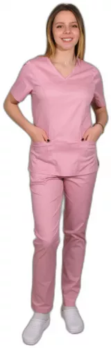 Costum Medical Mara Roz Pudra L - cel.ro