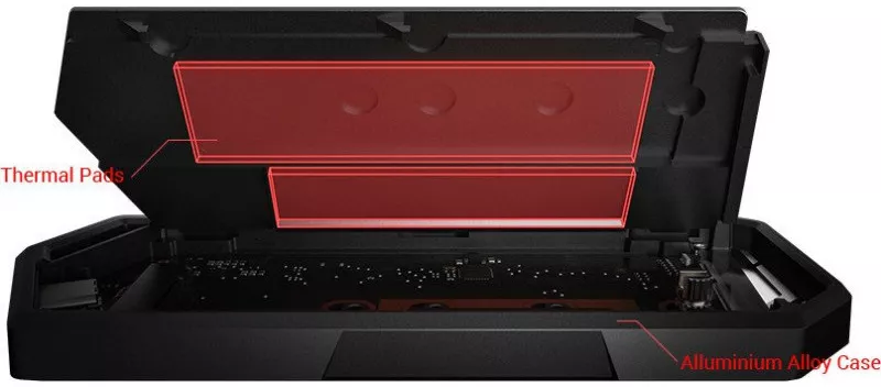 Rack extern ASUS ROG Strix Arion compatibil SSD NVMe M.2 USB 3.2 GEN2 ...