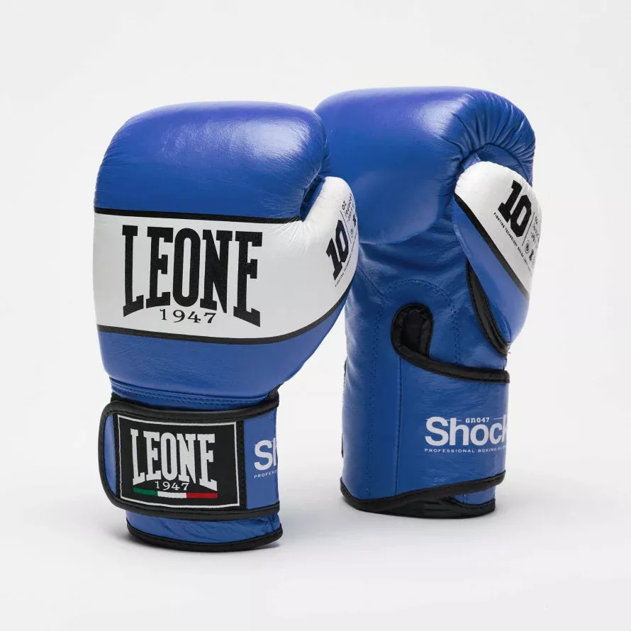 Manusi de Box Leone Shock Albastre guus_410516228 - cel.ro