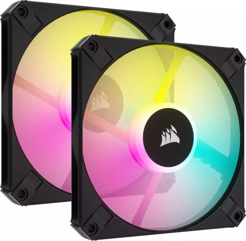 Ventilator / radiator Corsair iCUE AF120 RGB Slim 120mm Two Fan Pack ...