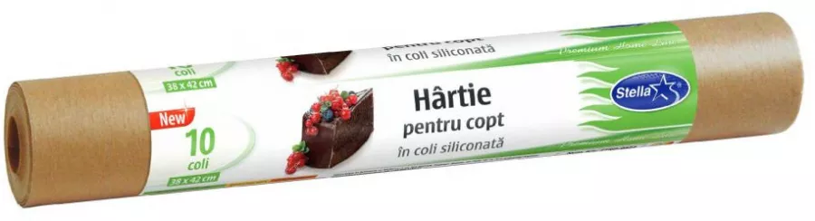 Hartie de copt STELLA PACK coli 38x42 10 coli rola 00000673 - cel.ro