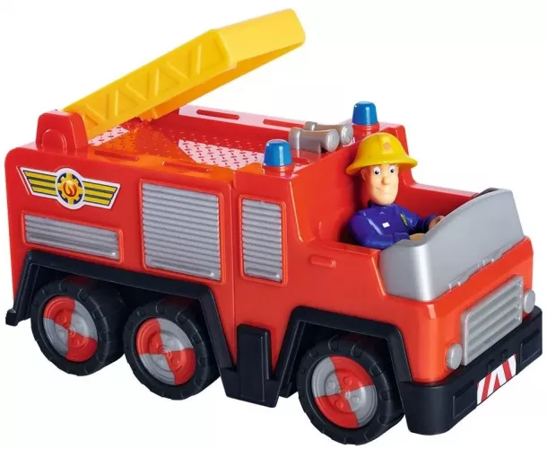 Masina de pompieri Simba Fireman Sam Jupiter cu figurina Sam S109252505038 - cel.ro