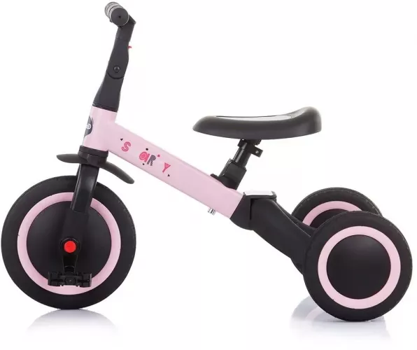 Tricicleta si bicicleta Chipolino Smarty 2 in 1 light pink TRKSM0204LP ...