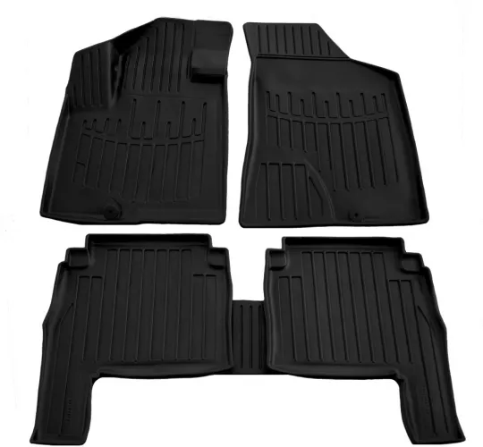 Set covorase auto din cauciuc tip tavita pentru Hyundai Santa Fe II Cm - cel.ro