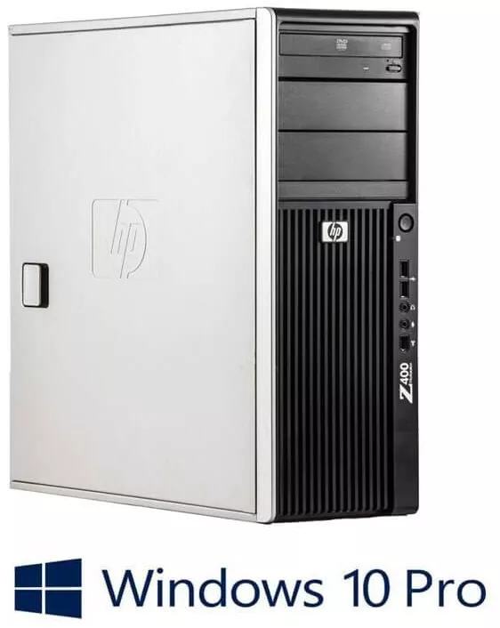 Workstation HP Z400 Hexa Core E5649 12GB DDR3 GeForce 605 DP 1GB Win 10 Pro