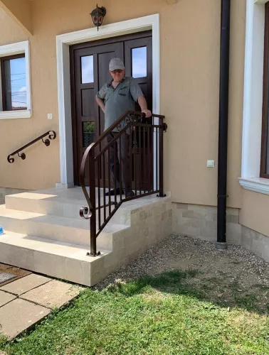 Balustrada Premium pentru Balcon Model T2 3m x 1m H 1m Vopsire in camp