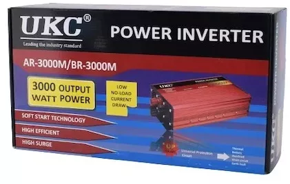 Invertor de tensiune UKC 12V and ndash 220V putere 3000W Ajisaj led la CEL.ro