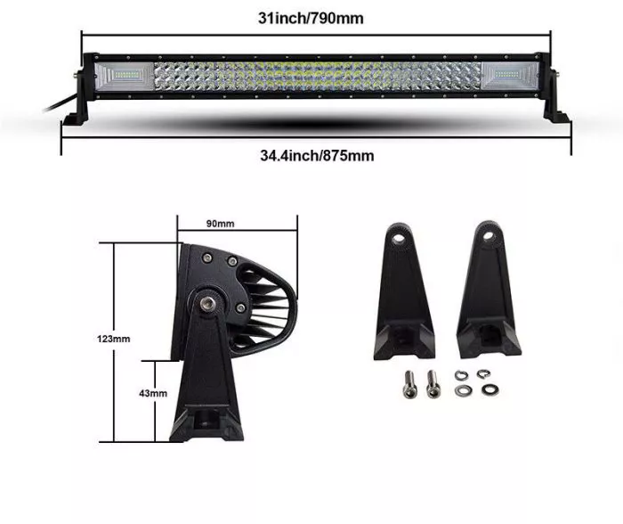 Proiector auto LED SMD Off Road 405W MRKT8173 - cel.ro