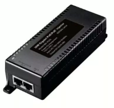 Injector PoE 30W Braun Group gigabit 10/100/1000Mbps. IEEE802.3at ...