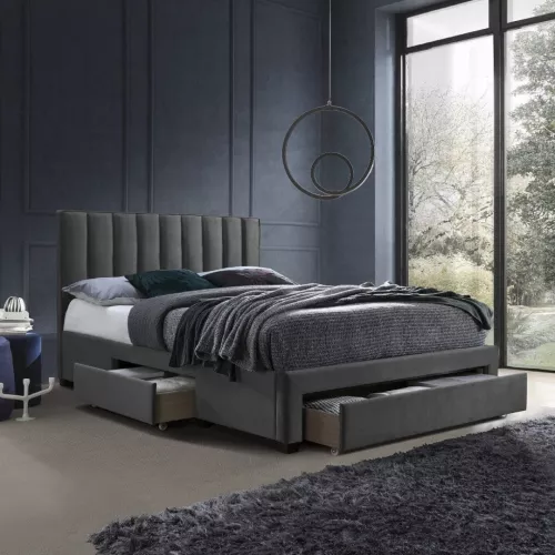 Candelabru LED negru design futuristic prindere tavan pentru zona de ...