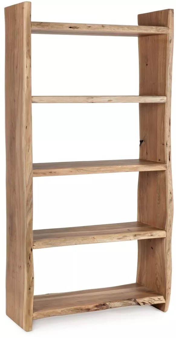 Raft lemn natur 5 polite Eneas 90 cm x 35 cm x 175 h 0745548 - cel.ro