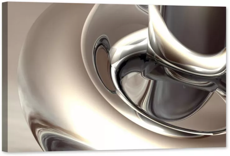 Tablou luminos in intuneric GlowforHome Fundal abstract 3D 60 cm x 40 cm - cel.ro