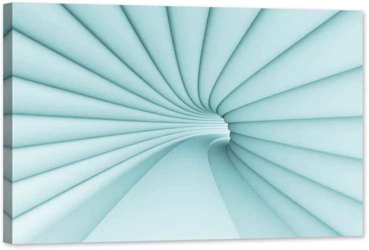 Tablou luminos in intuneric GlowforHome Tunel verde deschis arta ...