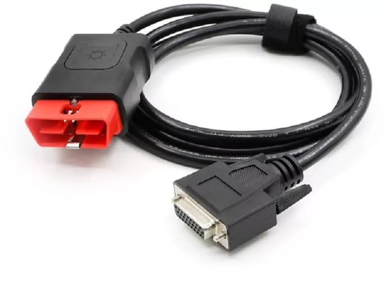 Cablu adaptor 16pin OBD 2 DS150E AutoCom Delphi 30cm cotit - cel.ro