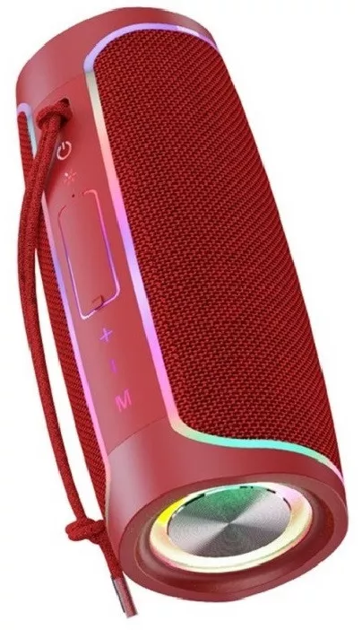 Boxa Portabila TWS Kakusiga KSC-614 Colorful Light Bluetooth 5.0 Rosu ...