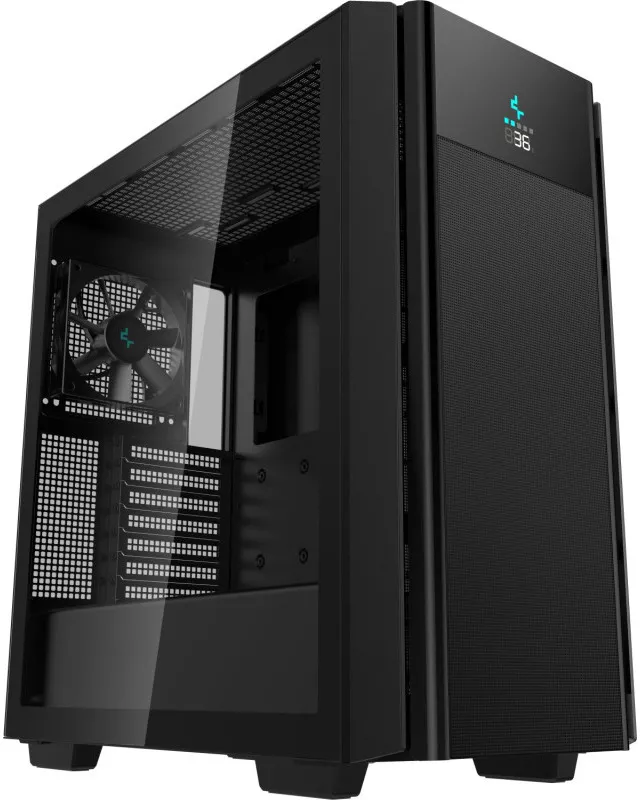 Carcasa Deepcool CH510 Mesh Digital Middle Tower Tempered glass Negru ...