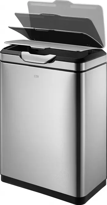 Cos de gunoi EKO Touch Pro functie sortare deseuri capacitate 2 x 20 L ...
