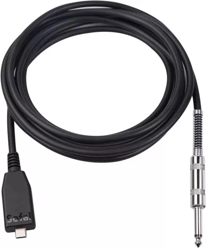 Cablu audio USB-C tata la Jack 6 3mm tata pentru chitara si alte ...