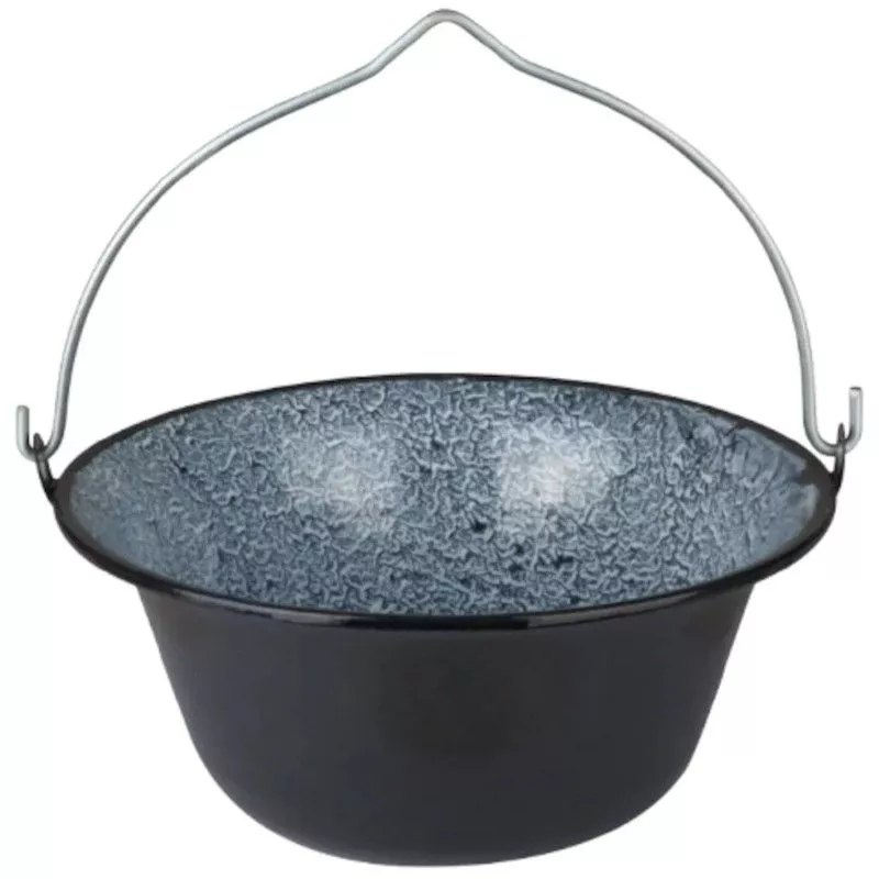 Ceaun emailat rezistent 30 litri negru 1260 - cel.ro