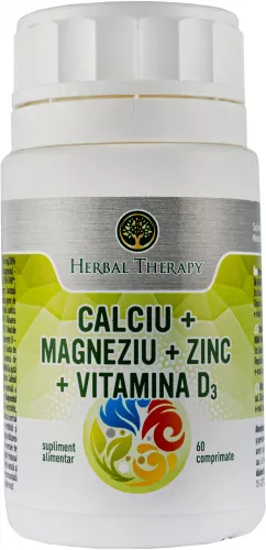 Calciu Magneziu Zinc + Vitamina D3 CMZVD3 - cel.ro