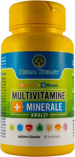 Multivitamine + Minerale Adulti 60 comprimate MMDHTL60 - cel.ro