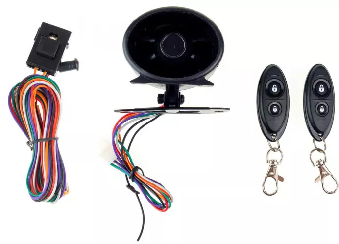 Sistem Alarma auto MINI cu doua telecomenzi la CEL.ro