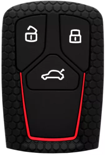 Husa pentru cheie Audi A4 RS4 S4 B9 A5 F5 S5 RS5 Car Key Case X1758 Red ...