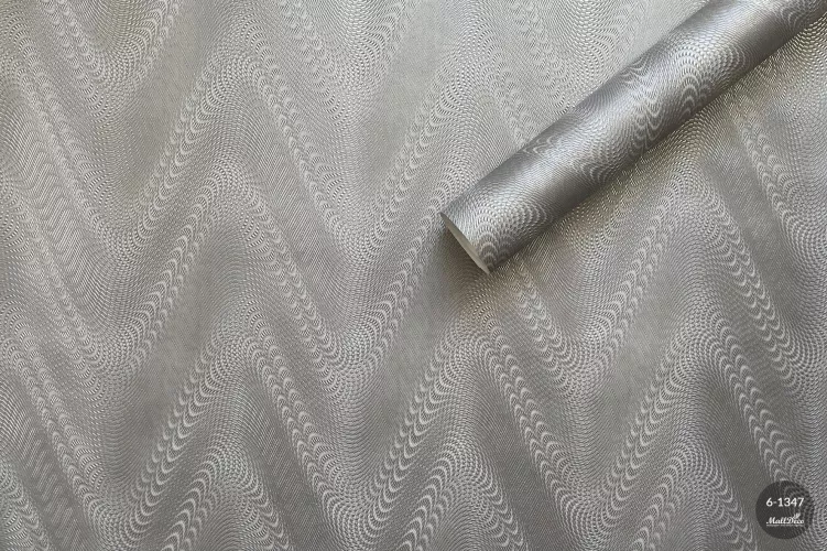 Tapet de vinil model Zigzag grafit Art.6-1347 61347 - cel.ro